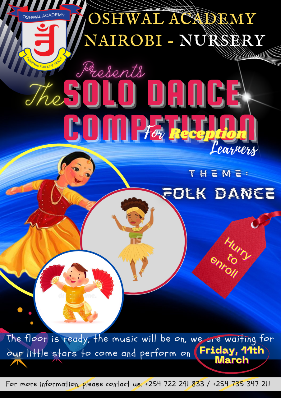 SOLO DANCE COMPETITION FOR RECEPTION LEARNERS | Oshwal Academy Nairobi ...