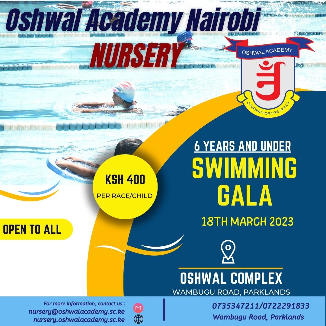 SWIMMING GALA (6 YEARS AND UNDER) | Oshwal Academy Nairobi - Nursery